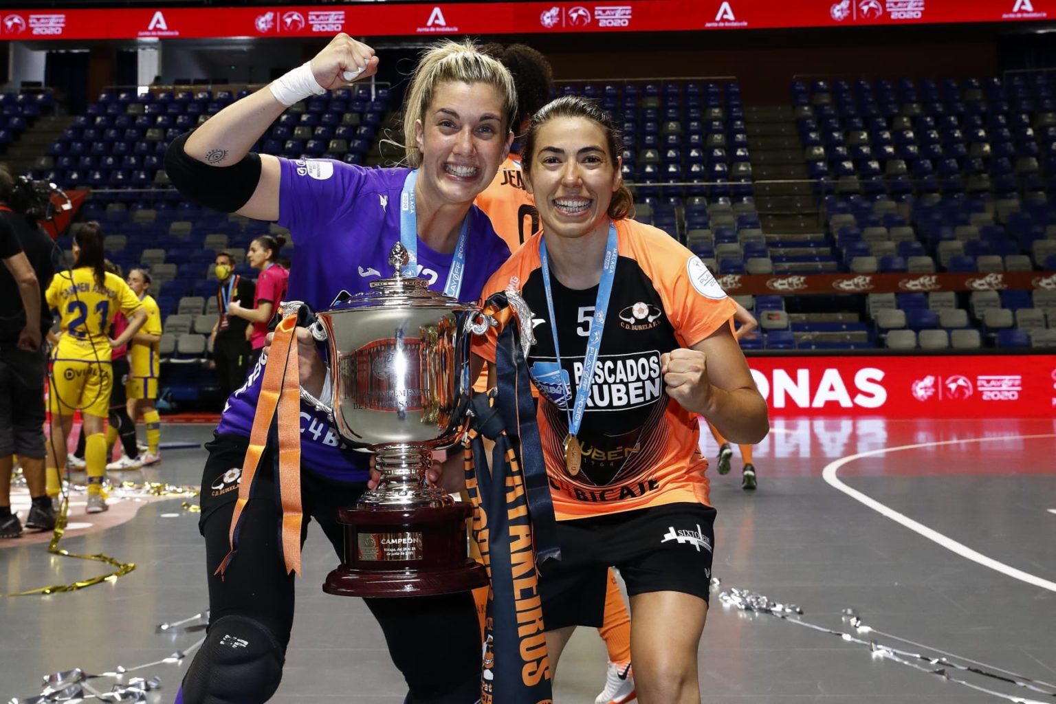 ¡Ana Romero gana la Liga de fútbol sala con el Burela!