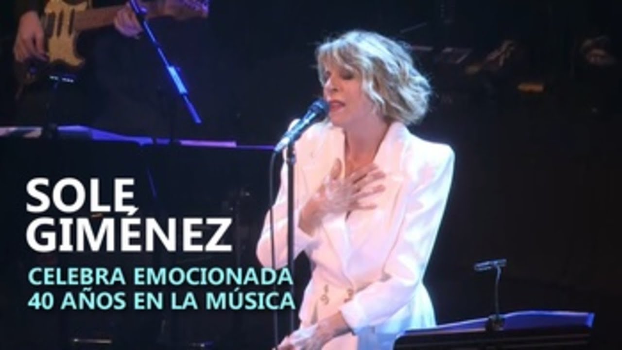 Sole Giménez celebra por todo lo alto sus 40 años en la música