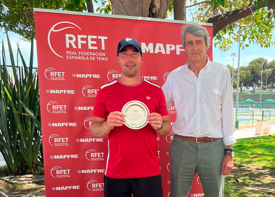 Ángel Alonso, subcampeón de España +35