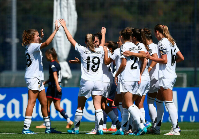 Eva Navarro hace su primer gol con el Real Madrid